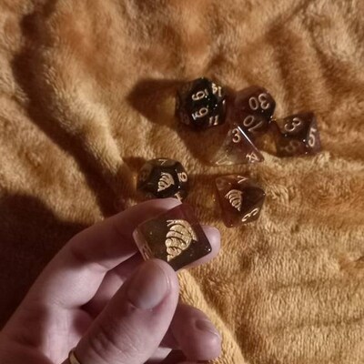 Dice RPG Set of 7 'spirit Of' Dolphin Dice Dungeons - Etsy