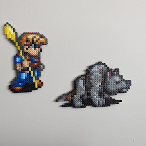 Zelda A Link to the Past Diorama Display Made of Iron Beads, Perler ...