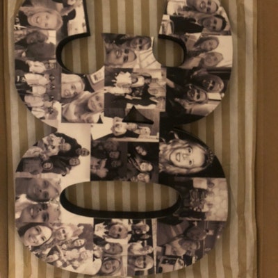 30th Birthday Photo Collage Gift 30th Wedding Anniversary - Etsy