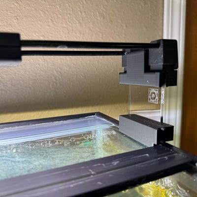 Nicrew Skyled Light Stand 2 Wide Base LED Riser, Fish Tank Light Lift ...