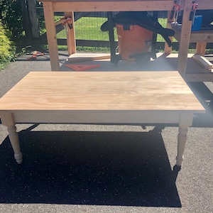 Cottage Farmhouse Bench and Coffee Table Legs Set of 4 2.75 X 16 ...