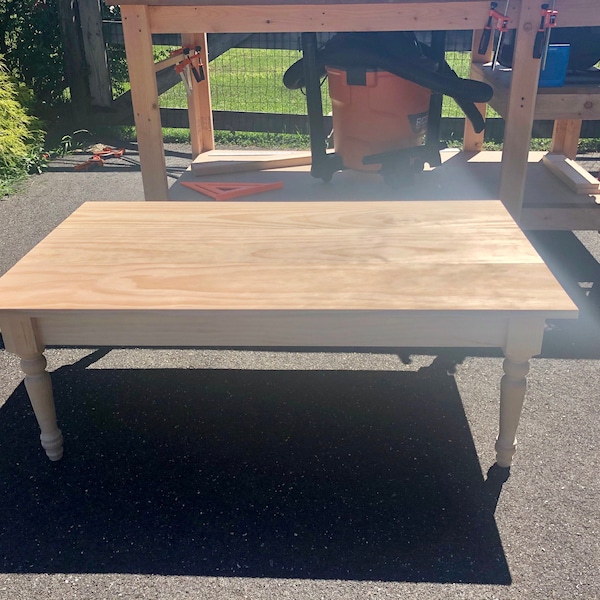 Cottage Farmhouse Bench and Coffee Table Legs - Set of 4 - 2.75" X 16 ...