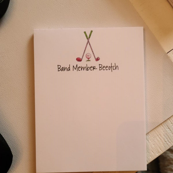 Golf Notepad, Golf Gifts, Golf Gifts for Women, Personalized Notepad ...