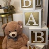 Jumbo Baby Blocks Made to Order. Nursery/kids Room Decor, Baby Shower ...
