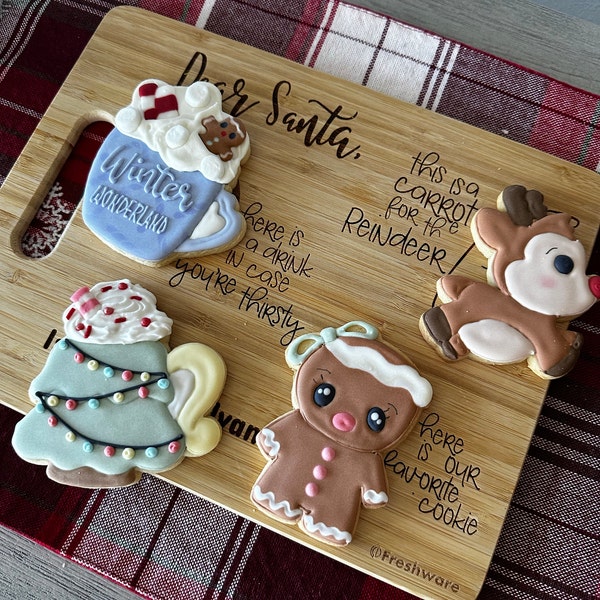 Cheerful Gingy Girl Cookie Cutter- Christmas Cookie Cutter - Etsy