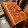 Hand Tooled Leather Day Planner - Etsy