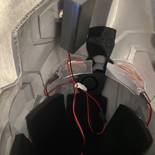 LED Light With Cooling Fan Kit Combo Cosplay Lighting Effect 12v ...