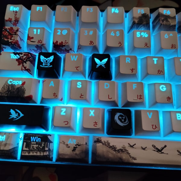 Rune Keycap Set, Elder Futhark Runes, Artisan Keycaps, Custom Keys for ...