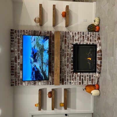 Matte Distressed Floating Shelf - Etsy