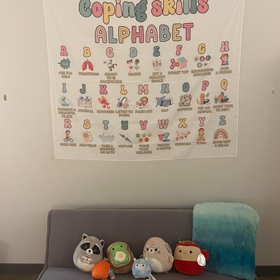 Coping Skills Alphabet Classroom Banner, Mental Health Awareness ...