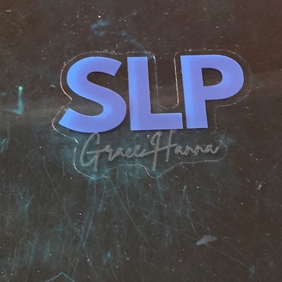 SLP Custom Sticker Speech Language Pathologist Decal - Etsy