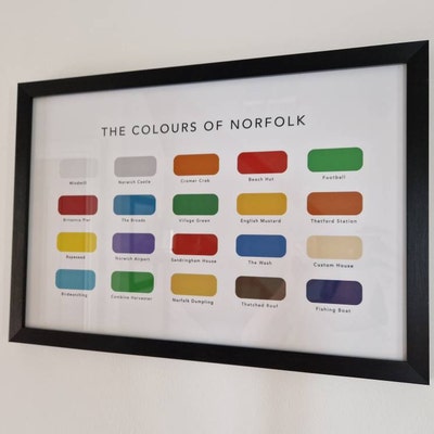 The Colours of Liverpool Print / Liverpool Paint Chart / Liverpool Home ...