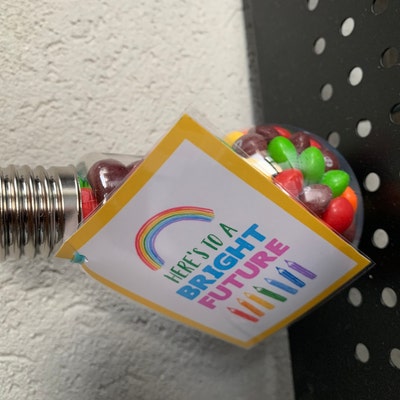 Kindergarten Graduation Tag, Future is Bright Printable Tag, Grad Gift ...