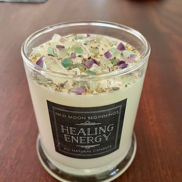 Healing Energy Candle - Negative Energy Cleansing - Soy Aromatherapy ...