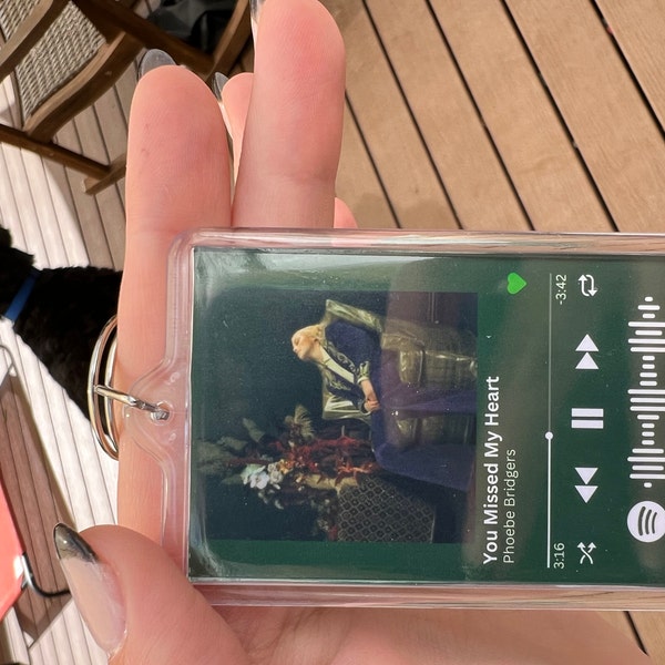 Custom Song Keychain, Spot on Keychain, Scannable, Keychain With Your ... Custom Song Keychain, Spot on Keychain, Scannable, Keychain With Your ...