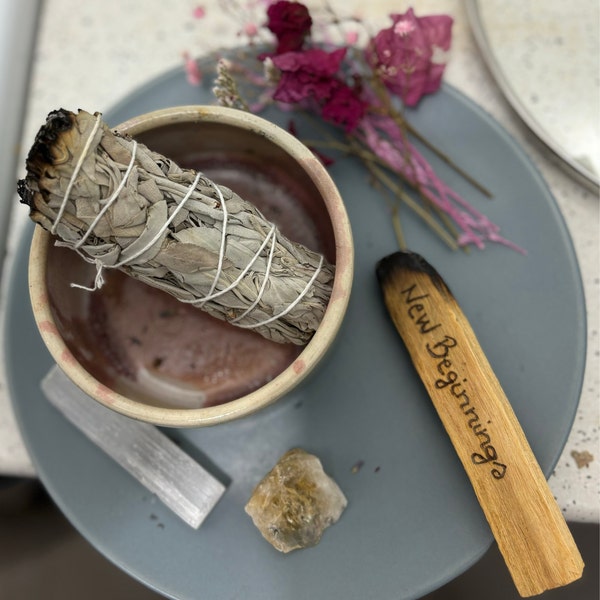 Personalized Smudge Kit for Spiritual Healing Palo Santo Energy ...