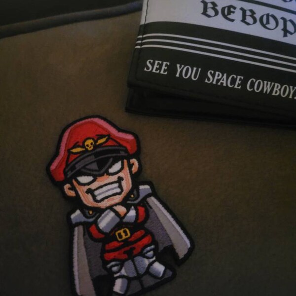 Street Fighter Patch Street Fighter Iron on - M. Bison Chibi Iron on ...