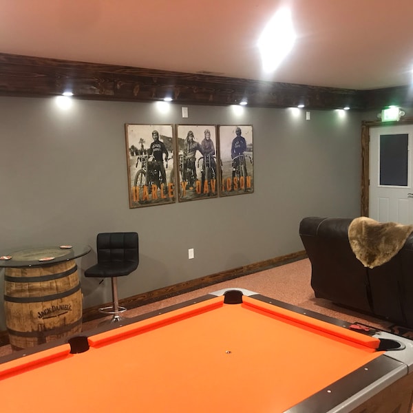 Vintage Harley-davidson Motorcycle Wrecking Crew – Panoramic Wall Art ...