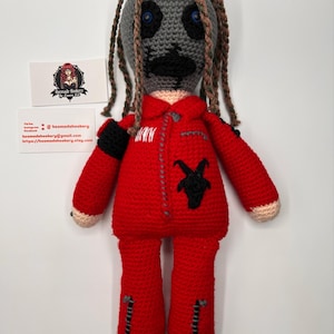 Crochet Slipknot Joey Jordison Doll - Etsy