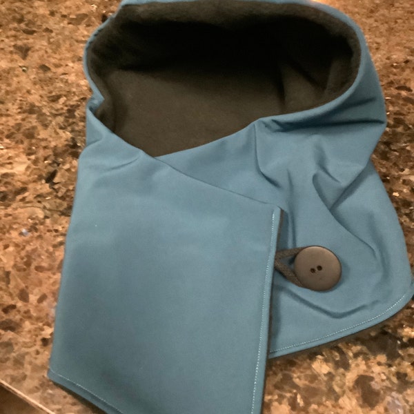 Hoodloop - Softshell / Waterproof / Gray, Scarf, Scarves, Hood, Collar ...