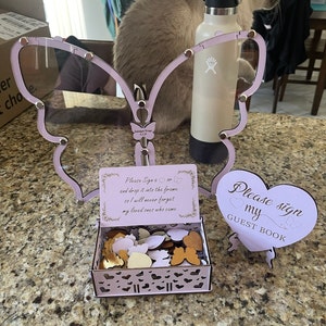 Rapunzel Princess Towel Guest Book, Wonderland Castle Guest Book Drop ...