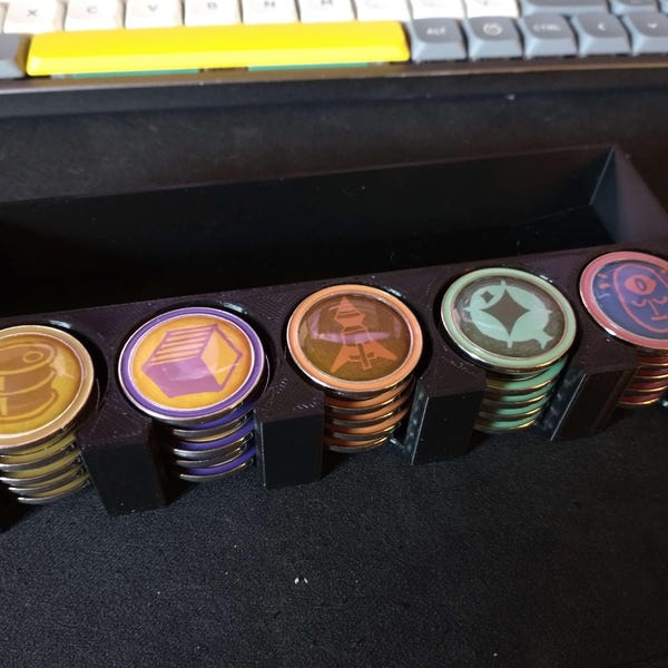 12x Encounter Tokens, Map Tokens for Scythe and Expeditions, Metal ...