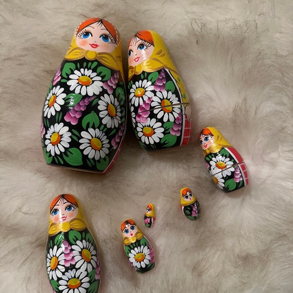 Nesting Dolls - Winter Animals - Christmas Gift - Wooden Nesting Dolls ...