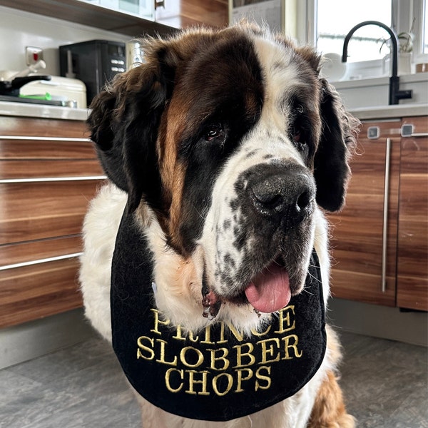 Big Dog Slobber Drool/slobber Bibs 2 Designs - Etsy
