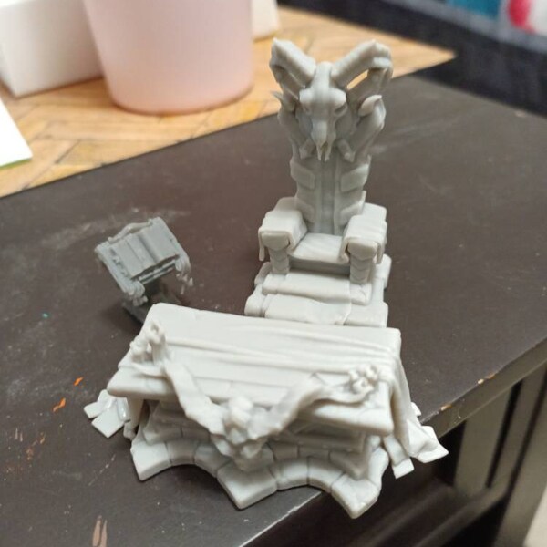 Boss Chamber | Altar | Throne | Pedestal | Spell Book | Scatter Terrain ...