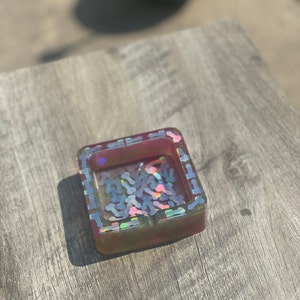 Middle Finger Silver Holographic Shape Chunky Confetti - Etsy