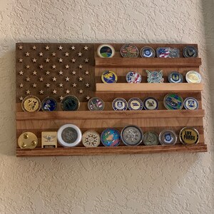 Small American Flag Coin Rack STAIN - Etsy