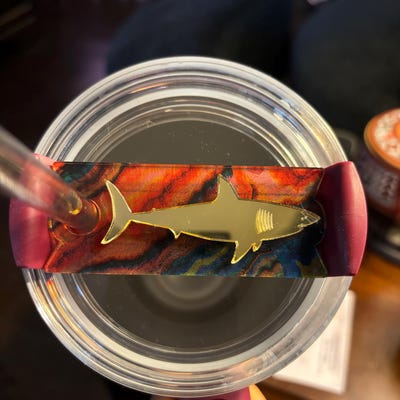Multicolor Shark full Wrap Tumbler, 40oz - Etsy