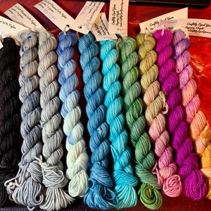 Firefly Hand dyed Yarn / Handdyed yarn Sock Yarn Wool Yarn | Etsy