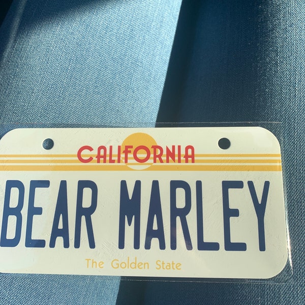 Personalized California License Plates - Any Name, Choose Your Plate ...