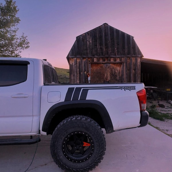 Toyota Tacoma 3rd Generation Rear Side Graphic Decals - Etsy