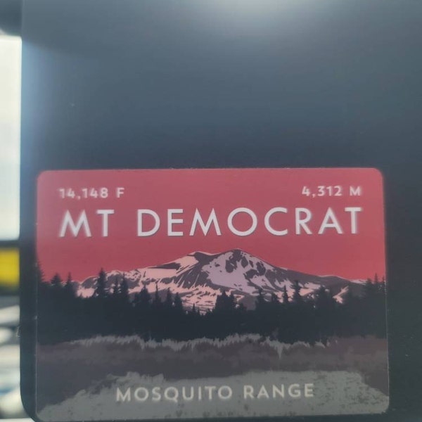 Mount Wilson Colorado 14er Magnet - High Quality, Durable, 14er ...