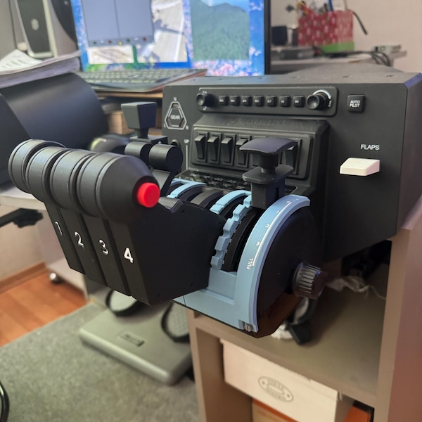 NEW! DC-3 Set of 6 Levers Addon for Honeycomb Bravo Throttle Quadrant ...