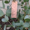 In Loving Memory Of...personalised Hand Stamped Tree Hanging Charm ...