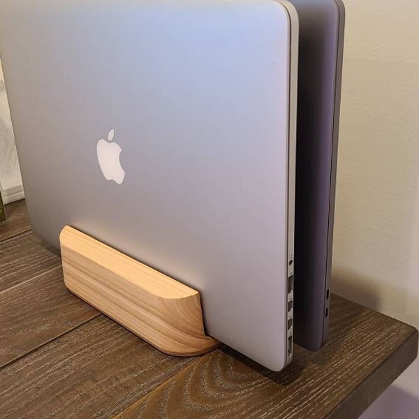 Triple Vertical Laptop Stand for Desk - Multiple Laptop Holder With ...