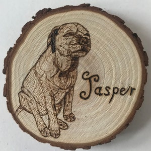 Pyrography Mice Wood Slice Cracked Wood Slices Art | Etsy UK