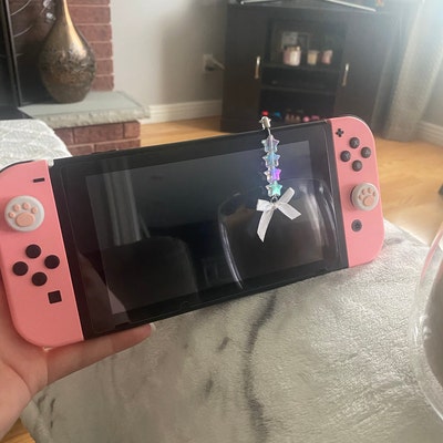 Kawaii Star and Bow Dust Plug Charms Nintendo Switch Charms Phone ...