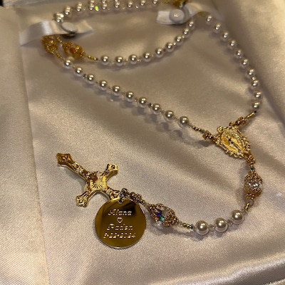 First Communion Rosary, Boy Communion Gift, Communion Bead ...