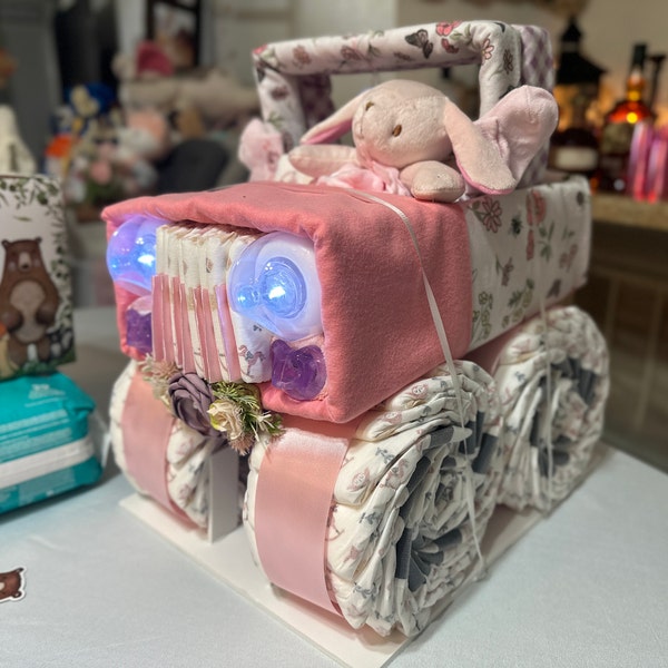 Dinosaur Diaper Jeep, Dinosaur Theme Baby Shower, Safari Diaper Jeep ...