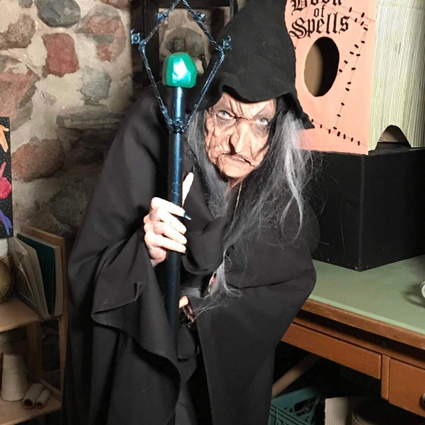 Halloween - Special FX Makeup - Foam Latex Evil Witch Prosthetic Combo ...
