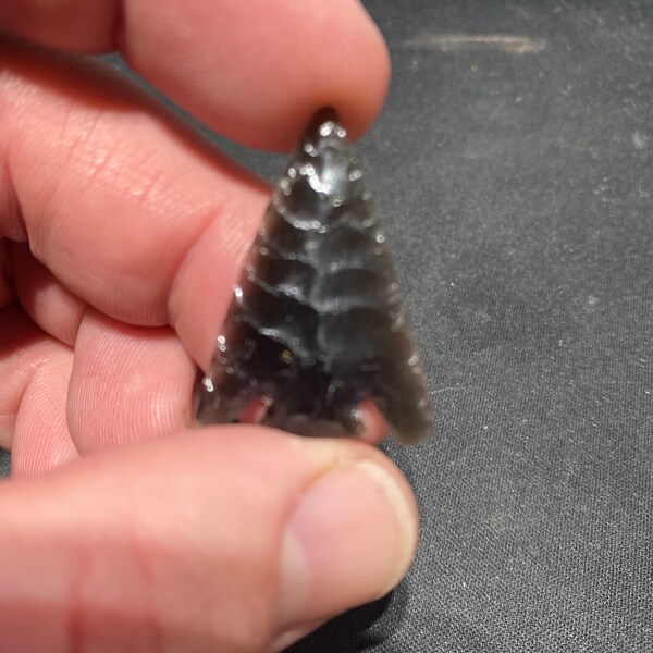 Banded Obsidian Arrowhead/spear Point - Etsy