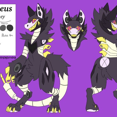 Ampwave Furry Art Base Ref Sheet - Etsy