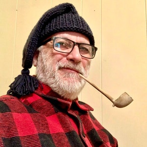 Pure Wool Voyageur Hand-knitted Cap Liberty Cap Coureur Des Bois Toque ...