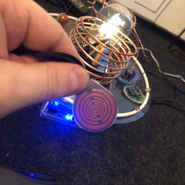 Multi-wave Lakhovsky Oscillator MWO Necklace 3D Printed Core Copper ...