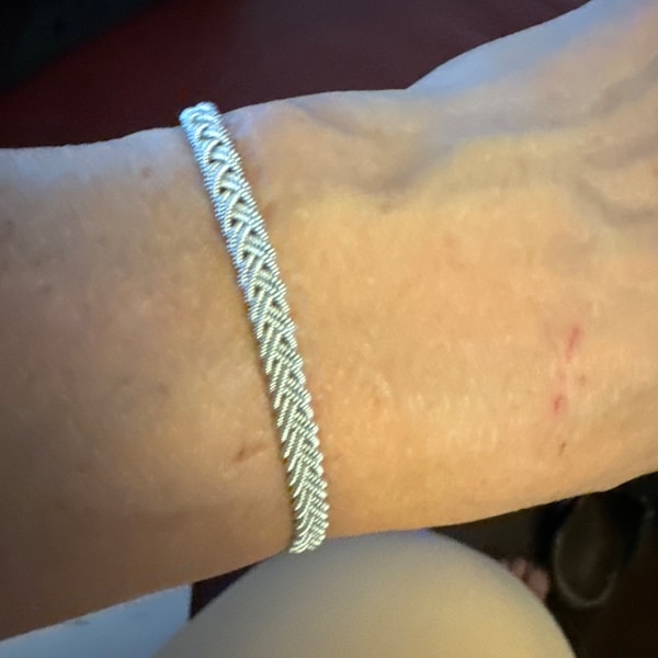 Sami Bracelet TRYM Handmade in Sweden Saami Armband Braided in Pewter ...