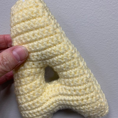 Crochet Pattern: Alphabet Capital Letters, Soft Letters, Play Letters ...